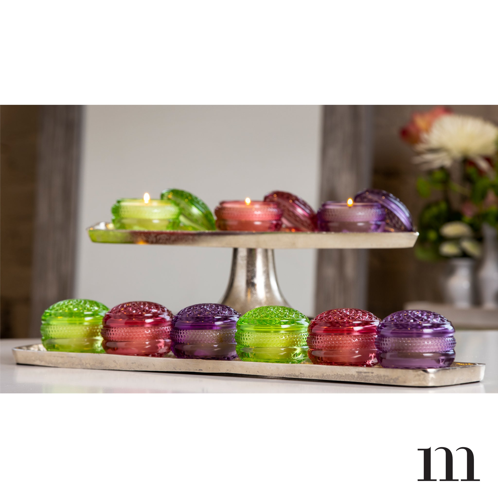Pastel Macaroon Candle Set – Mixture