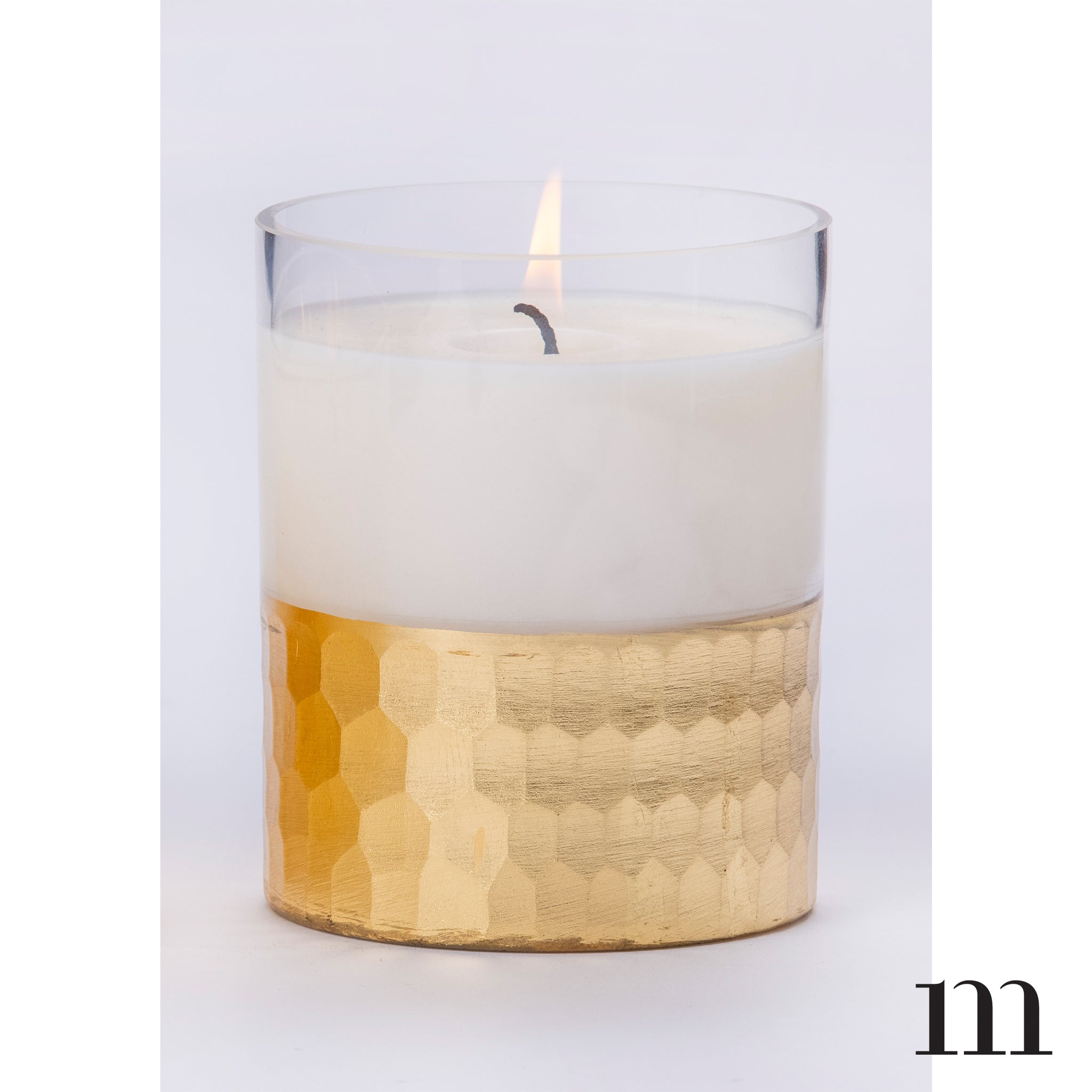 Gold Metallic Candle - Siberian Fir – Mixture